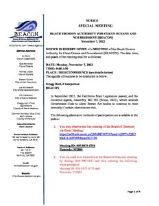 BEACON Board Mtg Agenda Package FINAL 11-07-22 | BEACON